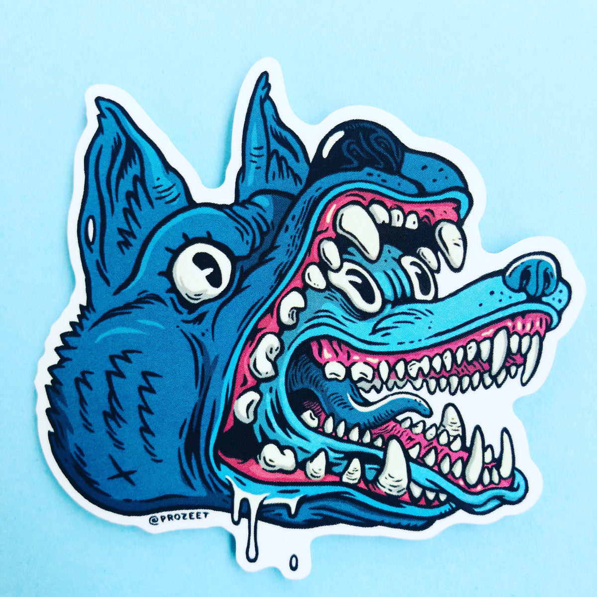 Dog Eat Dog Sticker – STICKER FREAKS