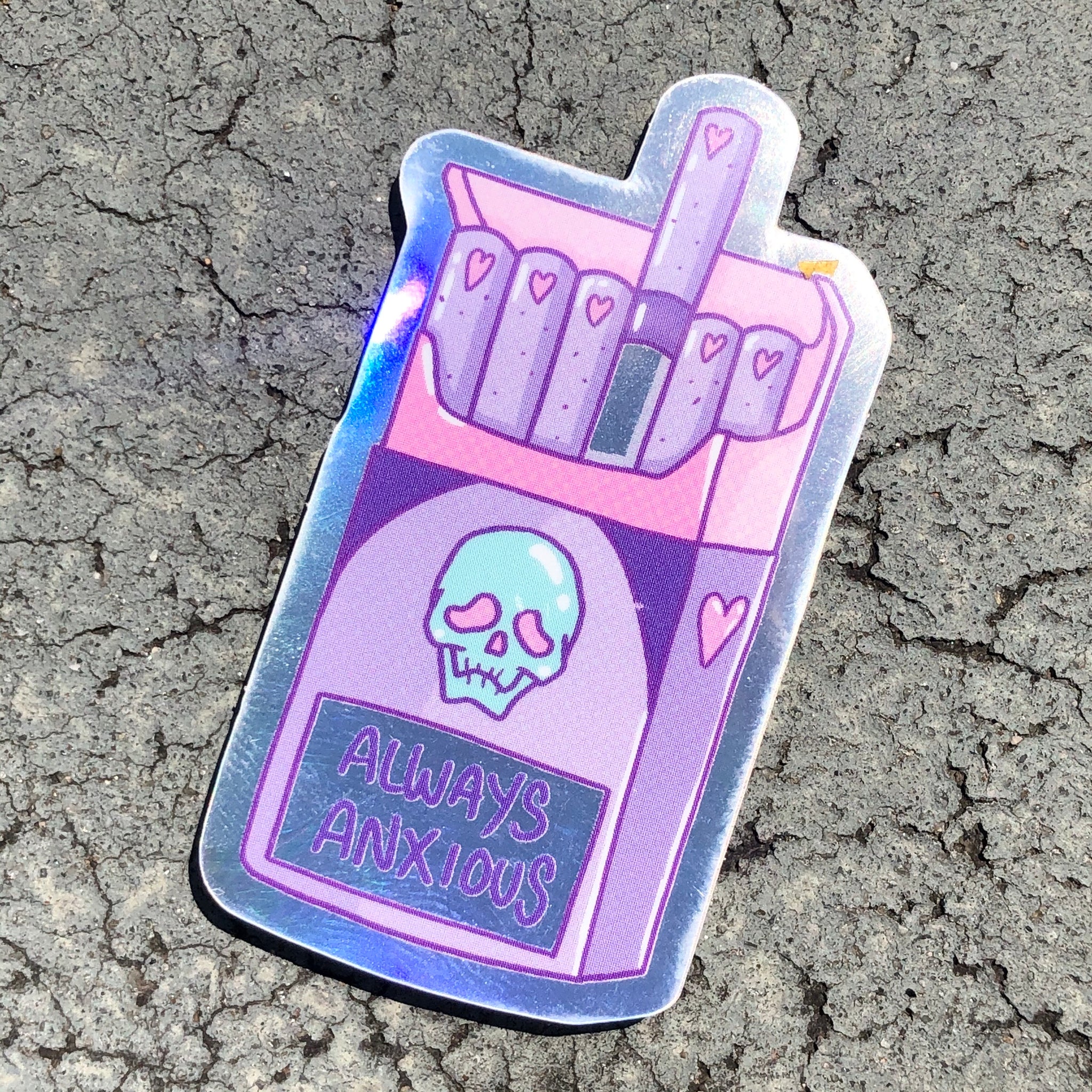 Always Anxious Sticker – STICKER FREAKS